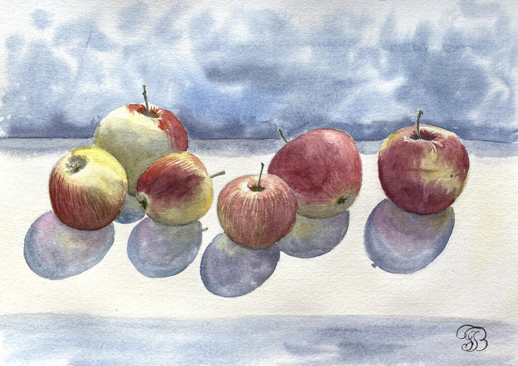 Still Life with Apples 20 x 30 cm - Inspy Art